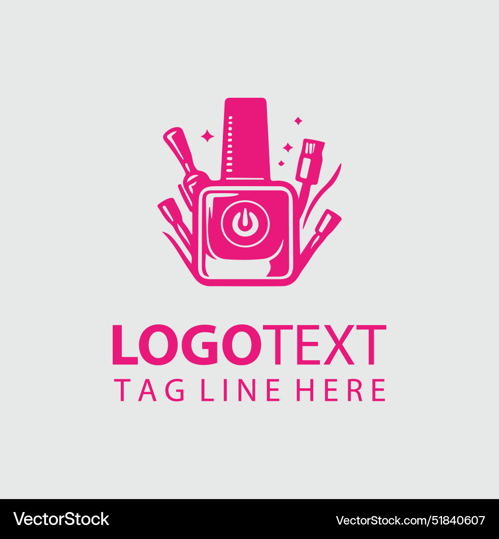 Cosmetics logo Royalty Free Vector Image - VectorStock