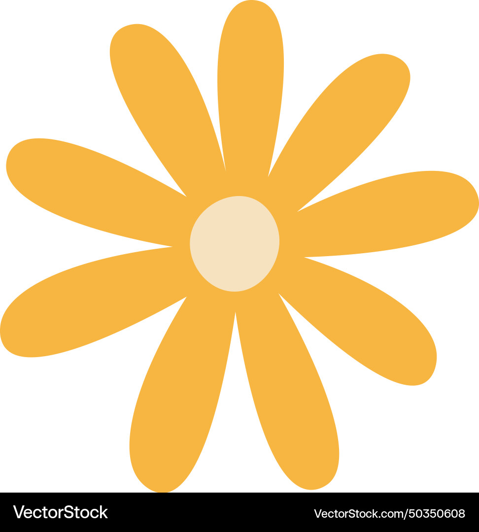 Flower head icon Royalty Free Vector Image - VectorStock