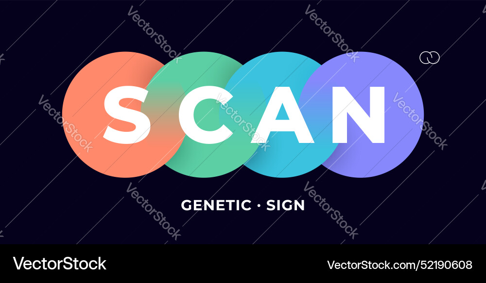 Sign circle abstract symbol Royalty Free Vector Image