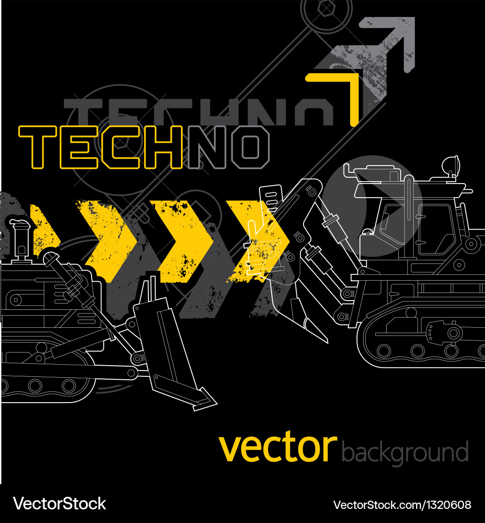 Techno background Royalty Free Vector Image - VectorStock