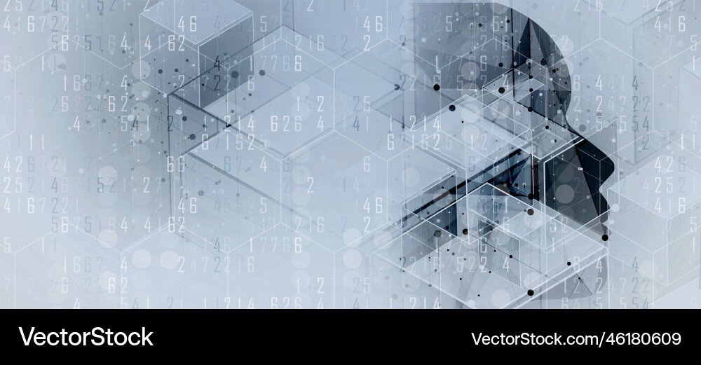 Künstliche Intelligenz Technologie Web Hintergrund