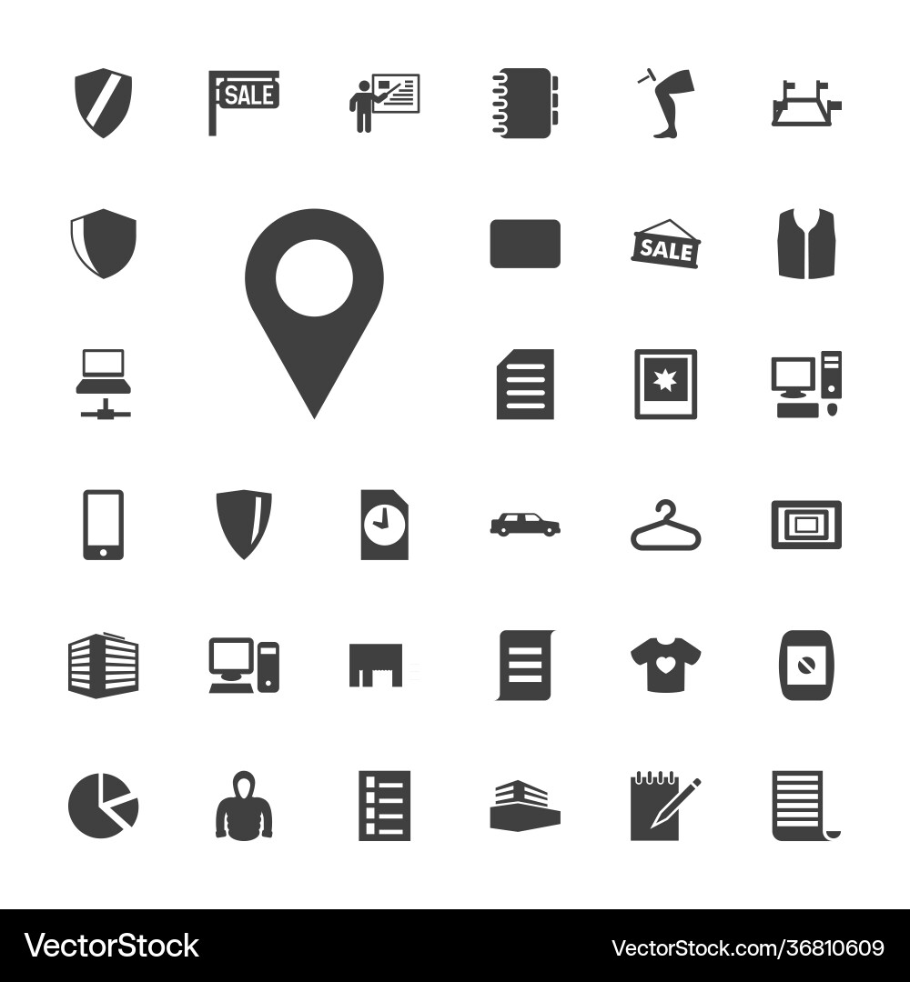 Leere Icons Lizenzfreies Vektorbild - VectorStock