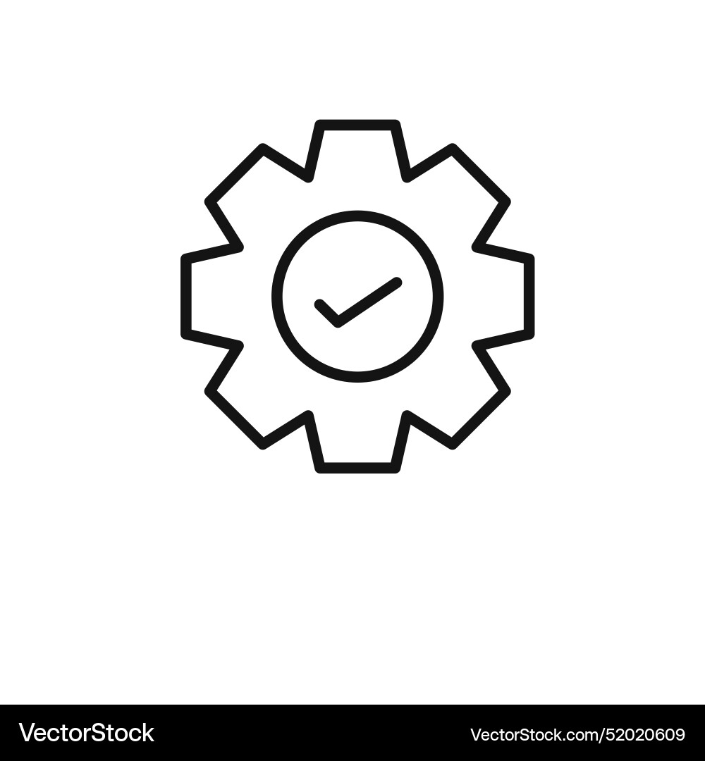 Engineering tool icon outline collection in black Vector Image