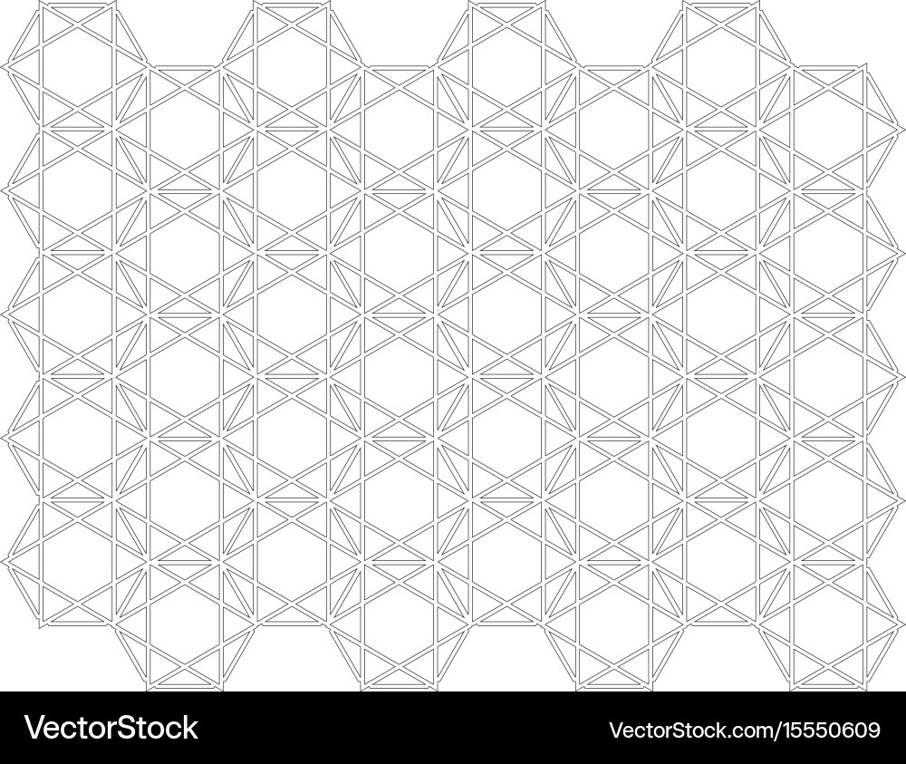 Hexagram star array Royalty Free Vector Image - VectorStock