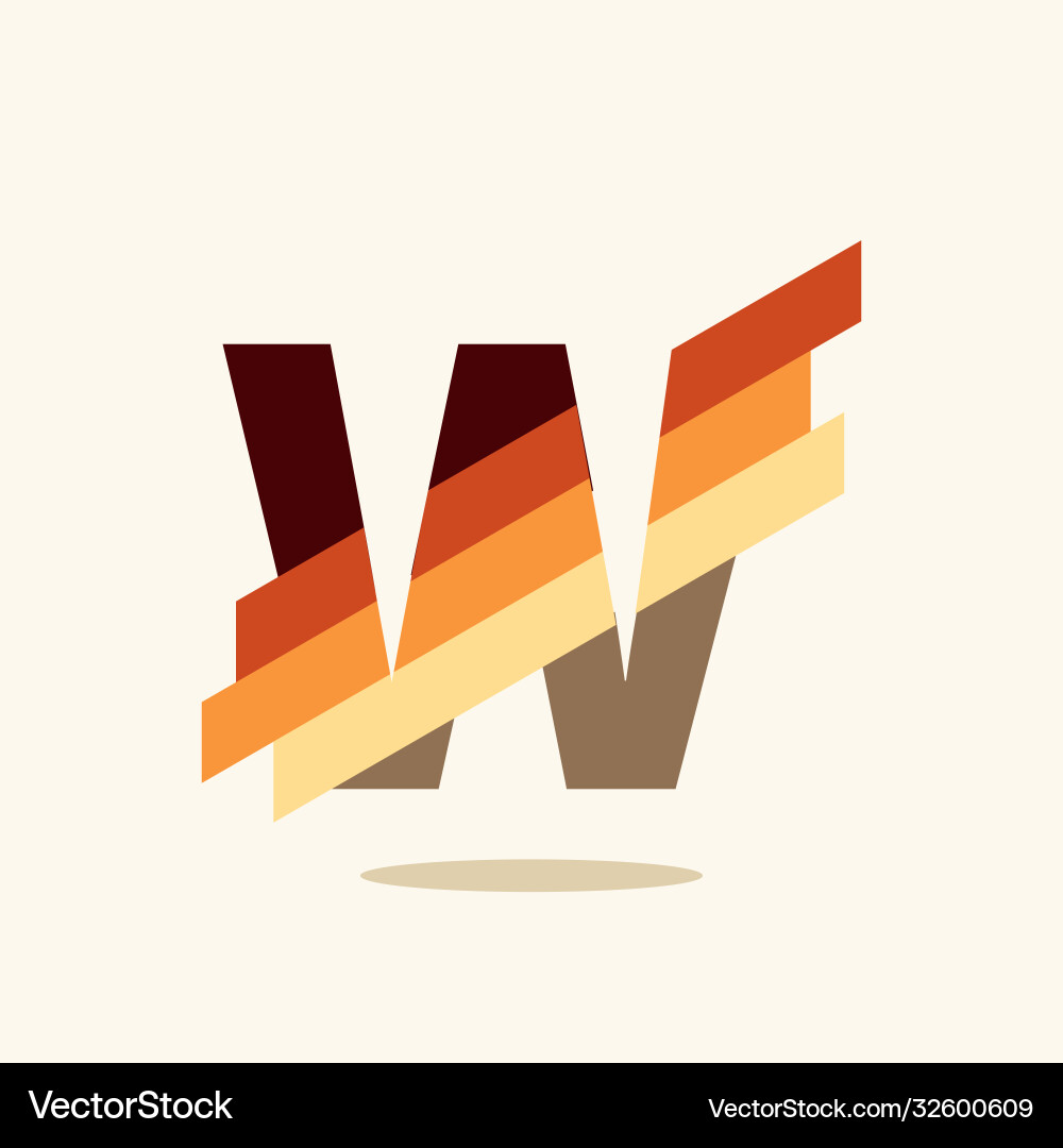 Paper cut letter realistic 3d multi layers Vector Image