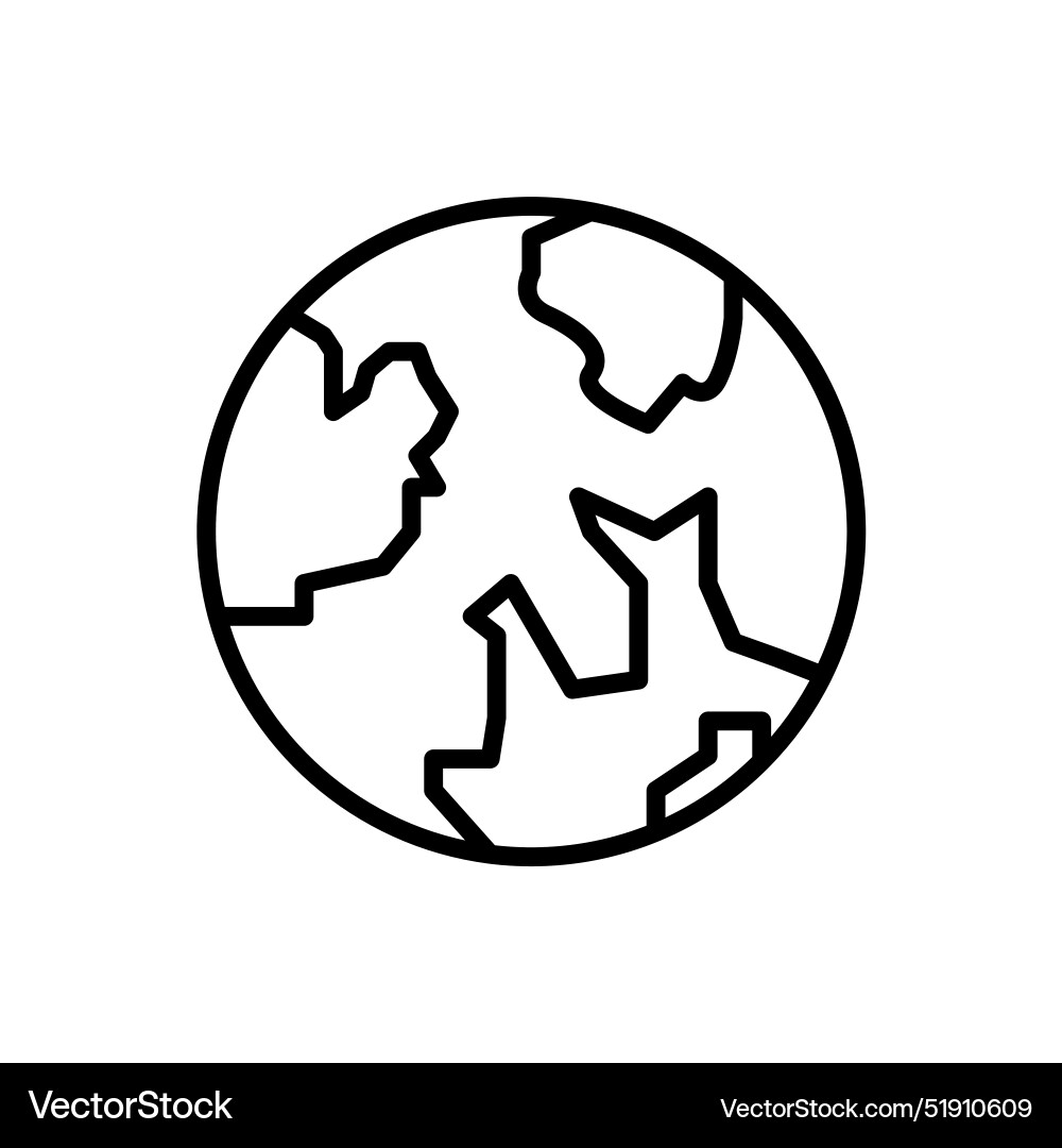 World globe icon perfect for global Royalty Free Vector