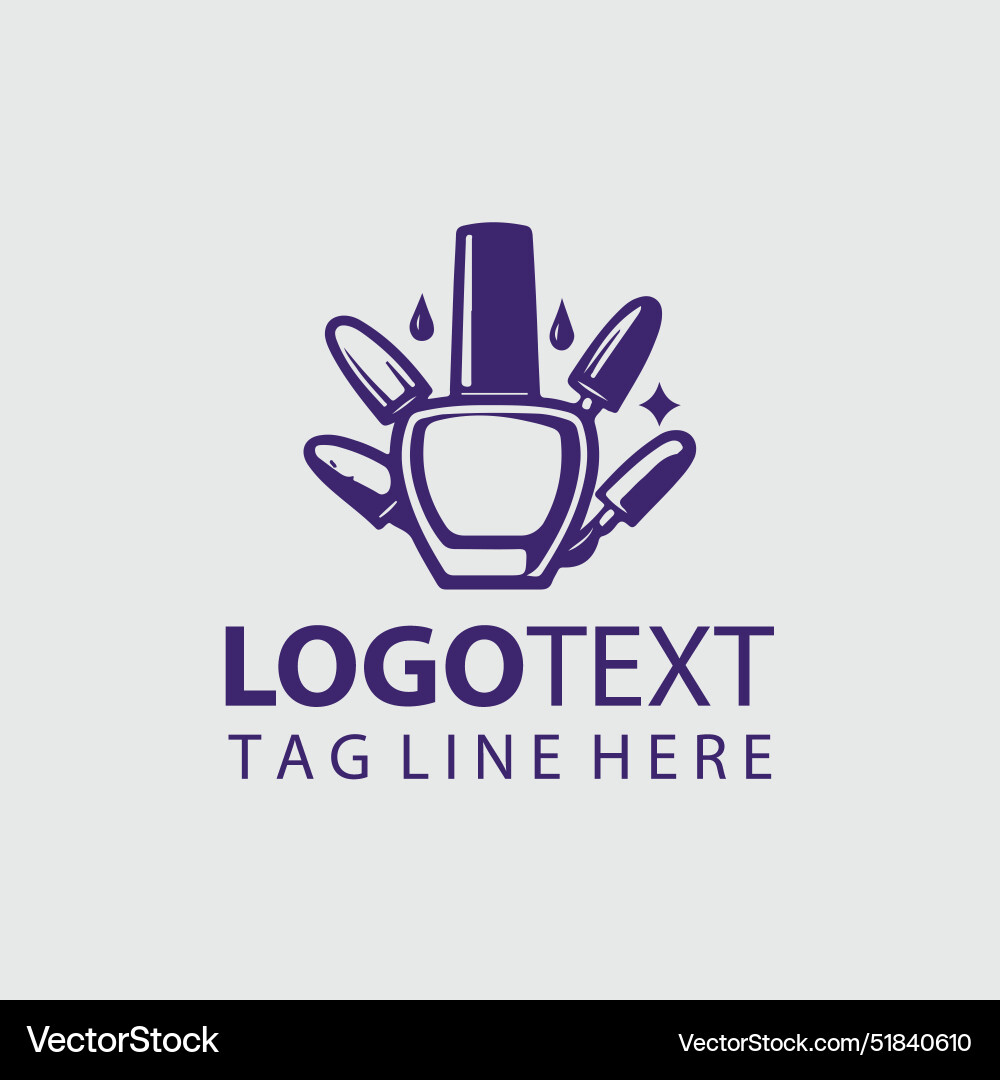 Cosmetics logo Royalty Free Vector Image - VectorStock