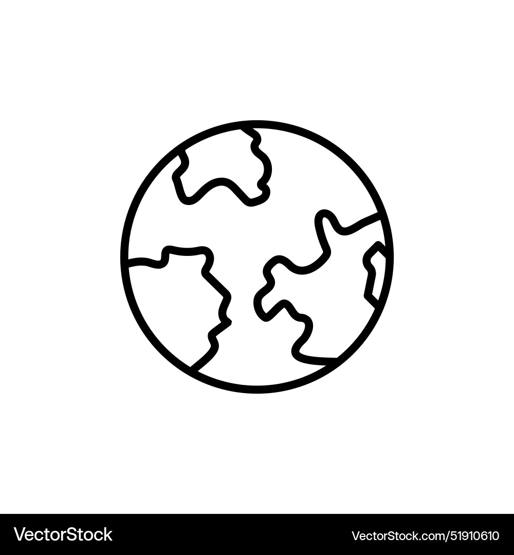 Global world icon perfect for international Vector Image