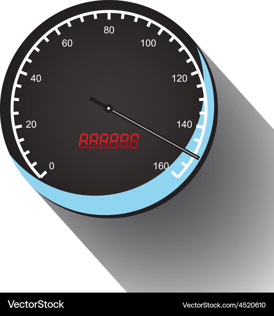 Speedometer Royalty Free Vector Image - VectorStock