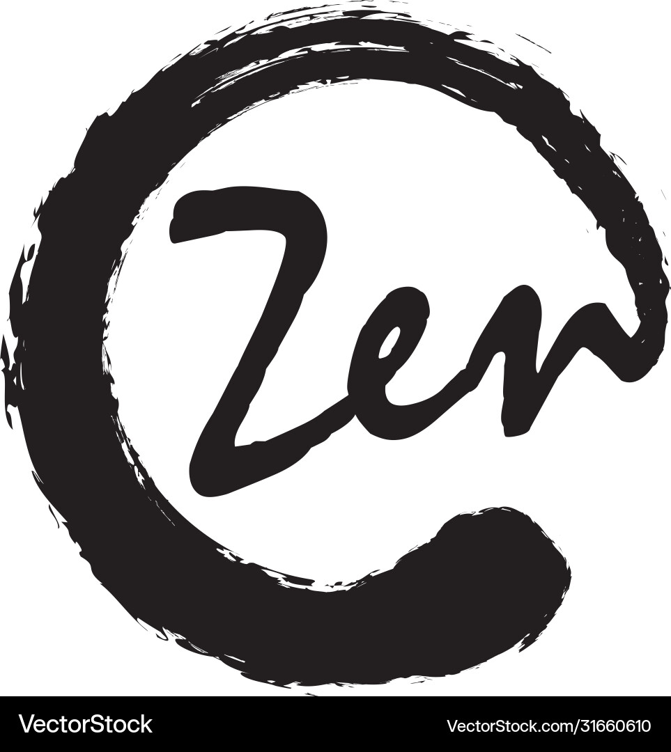 Zen Royalty Free Vector Image - VectorStock