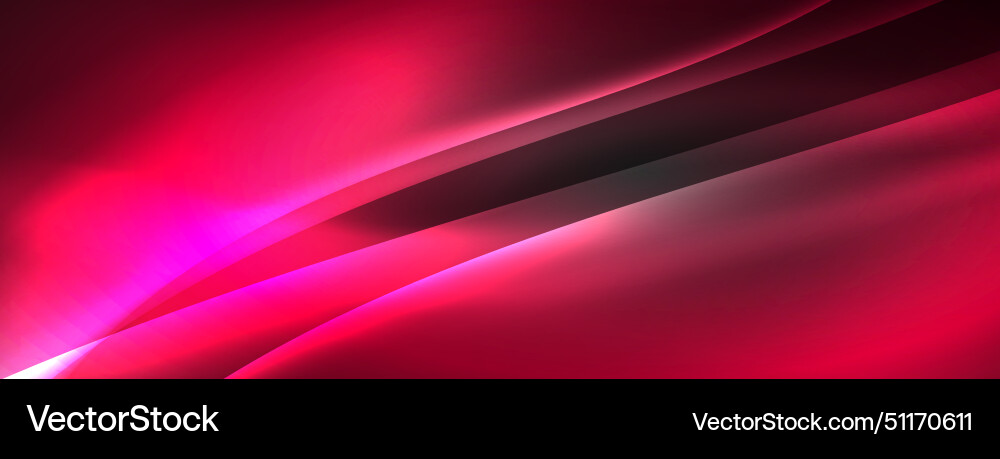 A crimson light illuminates against black Vector Image
