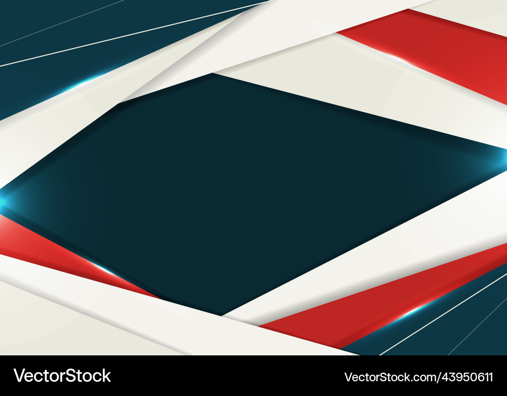 Abstract design of modern template overlapping Vector Image