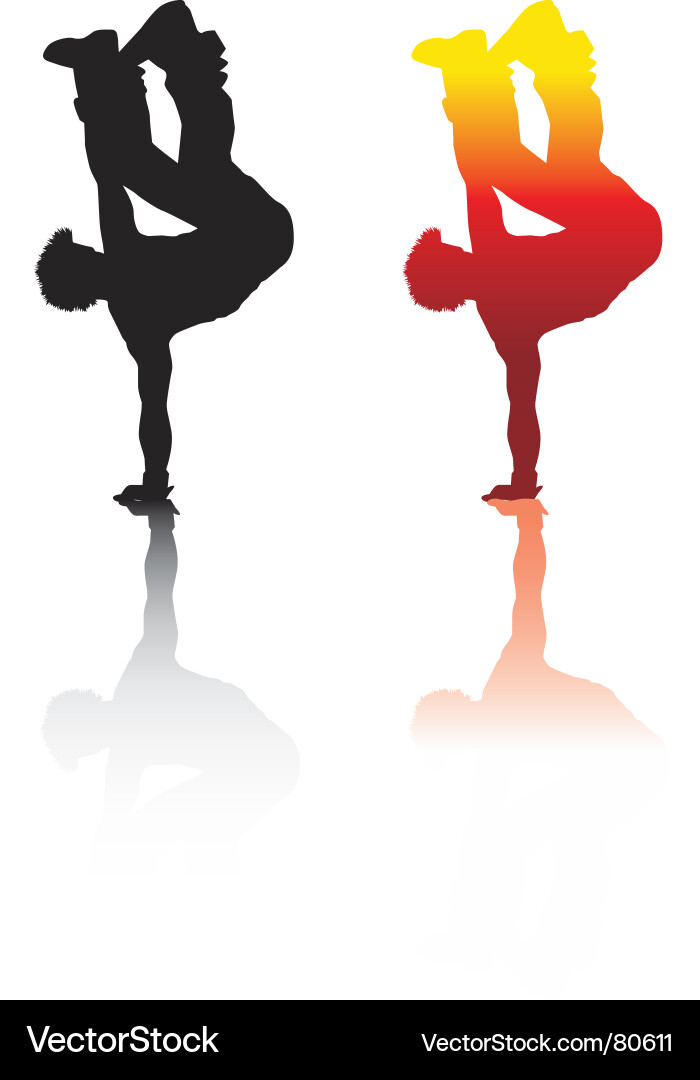 Break dance Royalty Free Vector Image - VectorStock