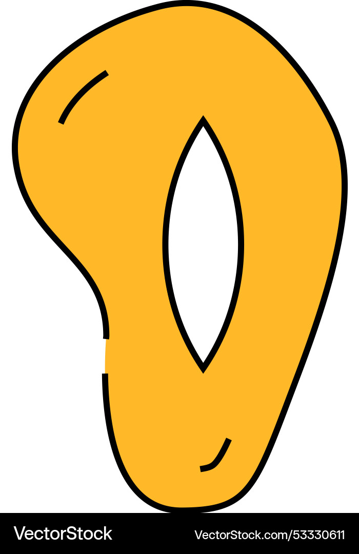 Cut mango food icon color Royalty Free Vector Image