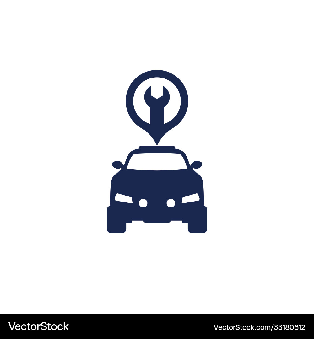Car service repair icon Royalty Free Vector Image