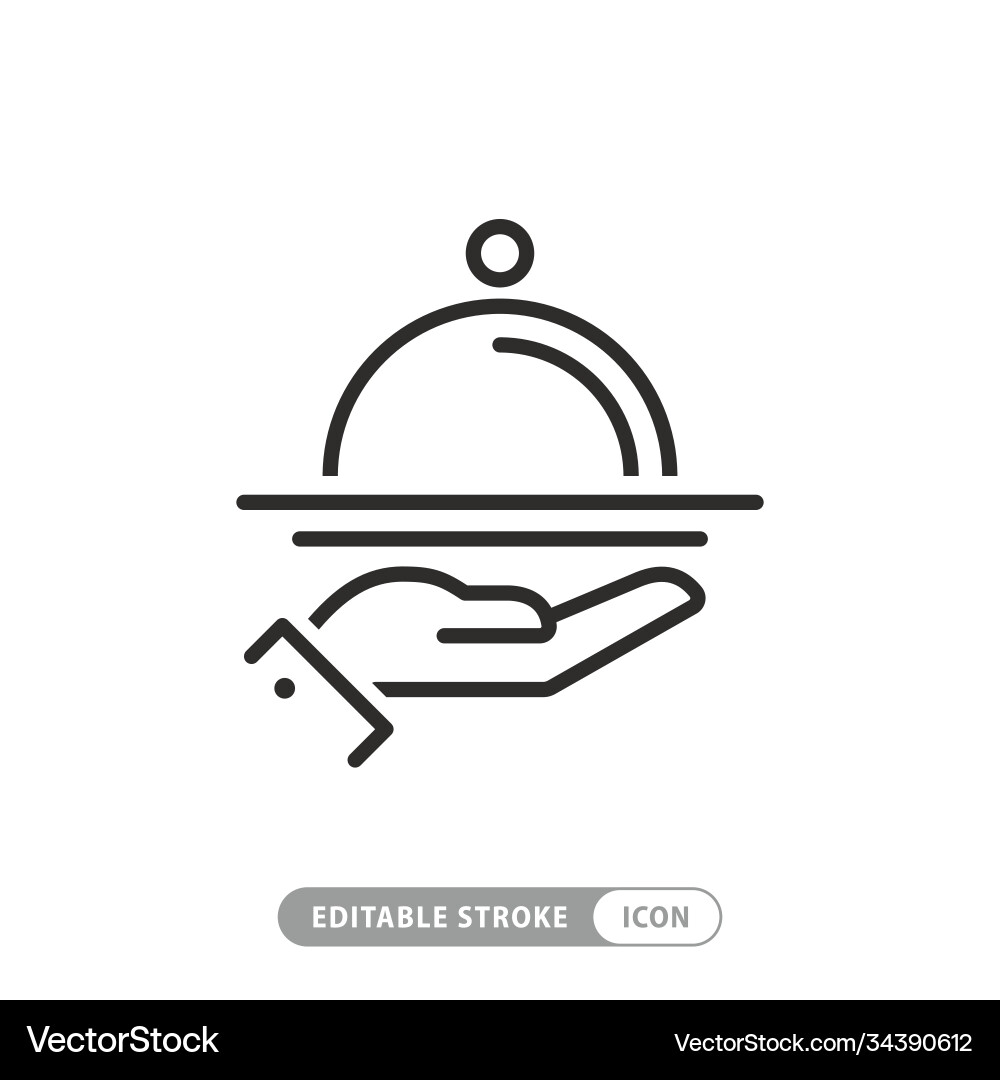 Catering service icon Royalty Free Vector Image