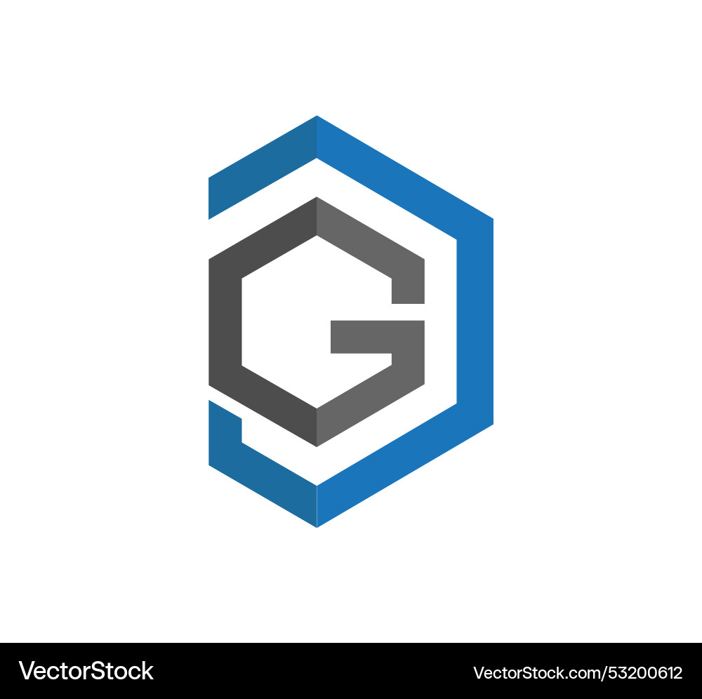 Initial dg letter logo template Royalty Free Vector Image