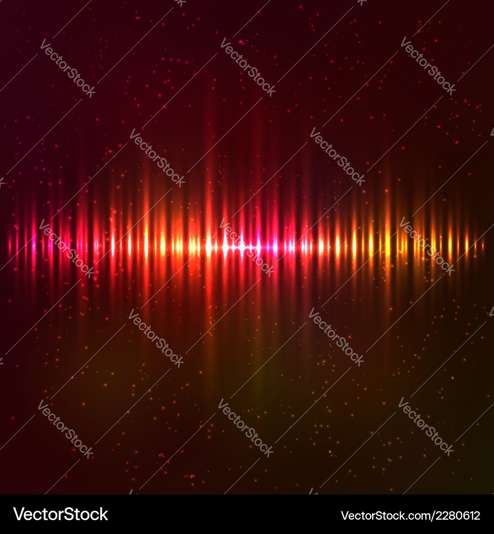 Red shining equalizer Royalty Free Vector Image