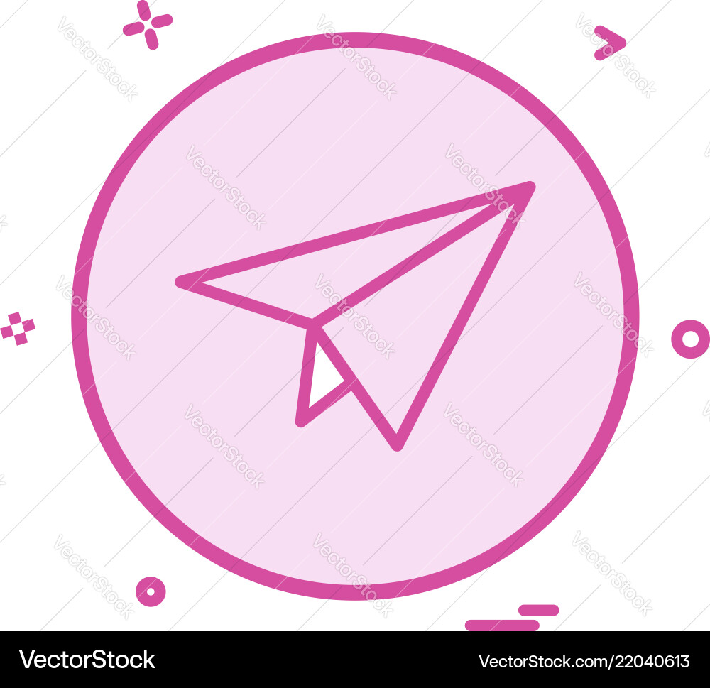 Basic icon plane set share design Royalty Free Vector Image