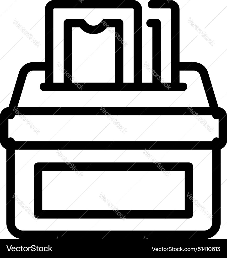 Icon of file cabinet Royalty Free Vector Image