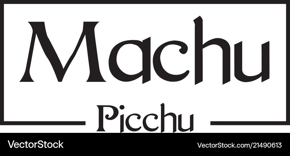 Machu picchu background Royalty Free Vector Image