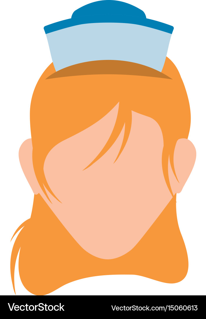 Nurse avatar profile Royalty Free Vector Image