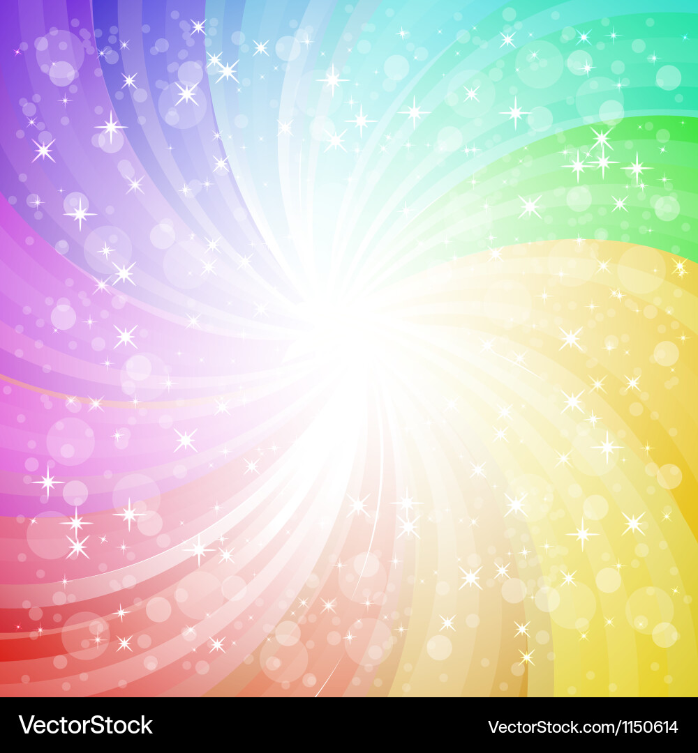 Abstract rainbow background Royalty Free Vector Image