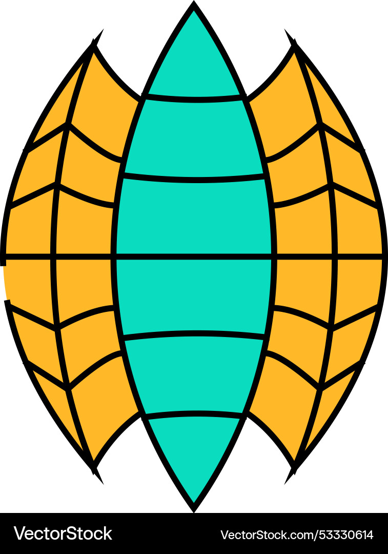 Cut mango icon color Royalty Free Vector Image