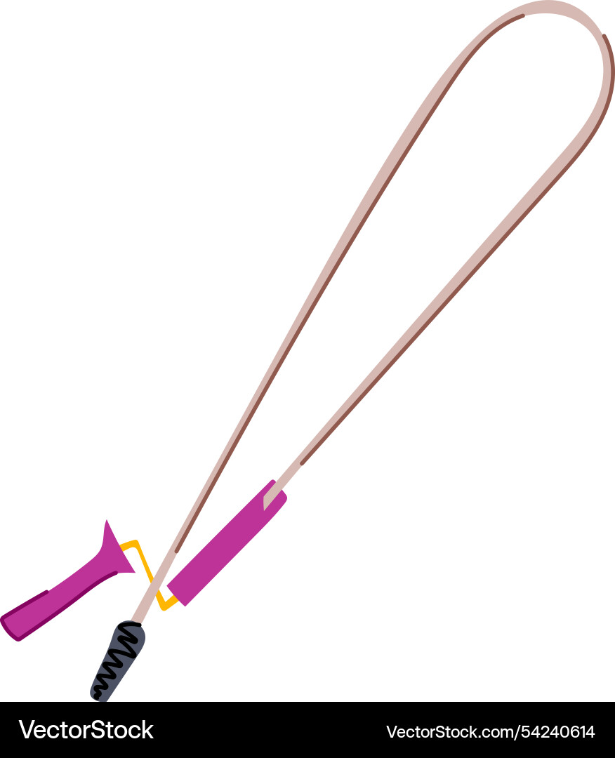 Manual drain snake cartoon Royalty Free Vector Image