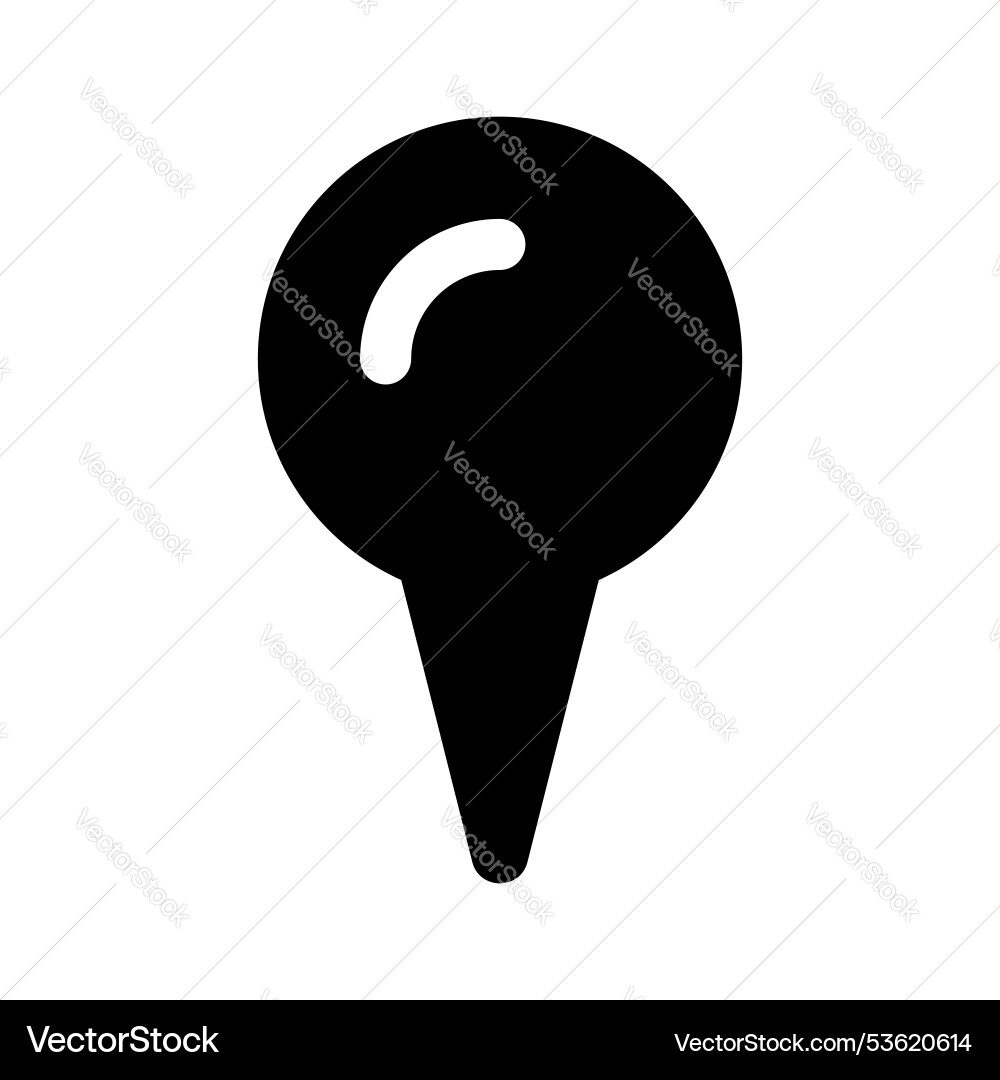 Map pin Royalty Free Vector Image - VectorStock