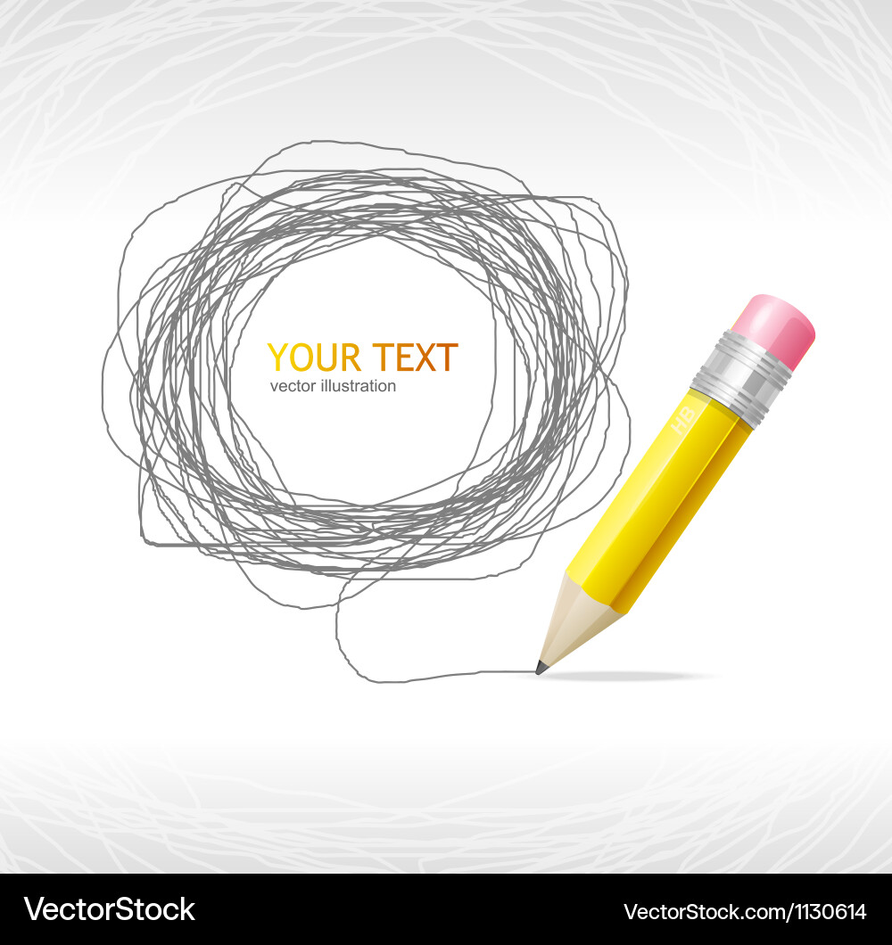 Pencil Royalty Free Vector Image - VectorStock