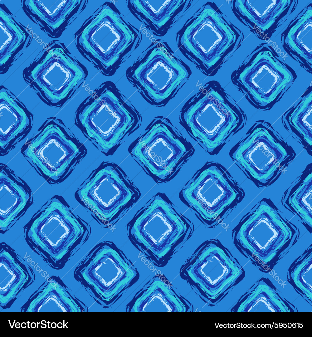 Blue Rhombus Pattern Royalty Free Vector Image