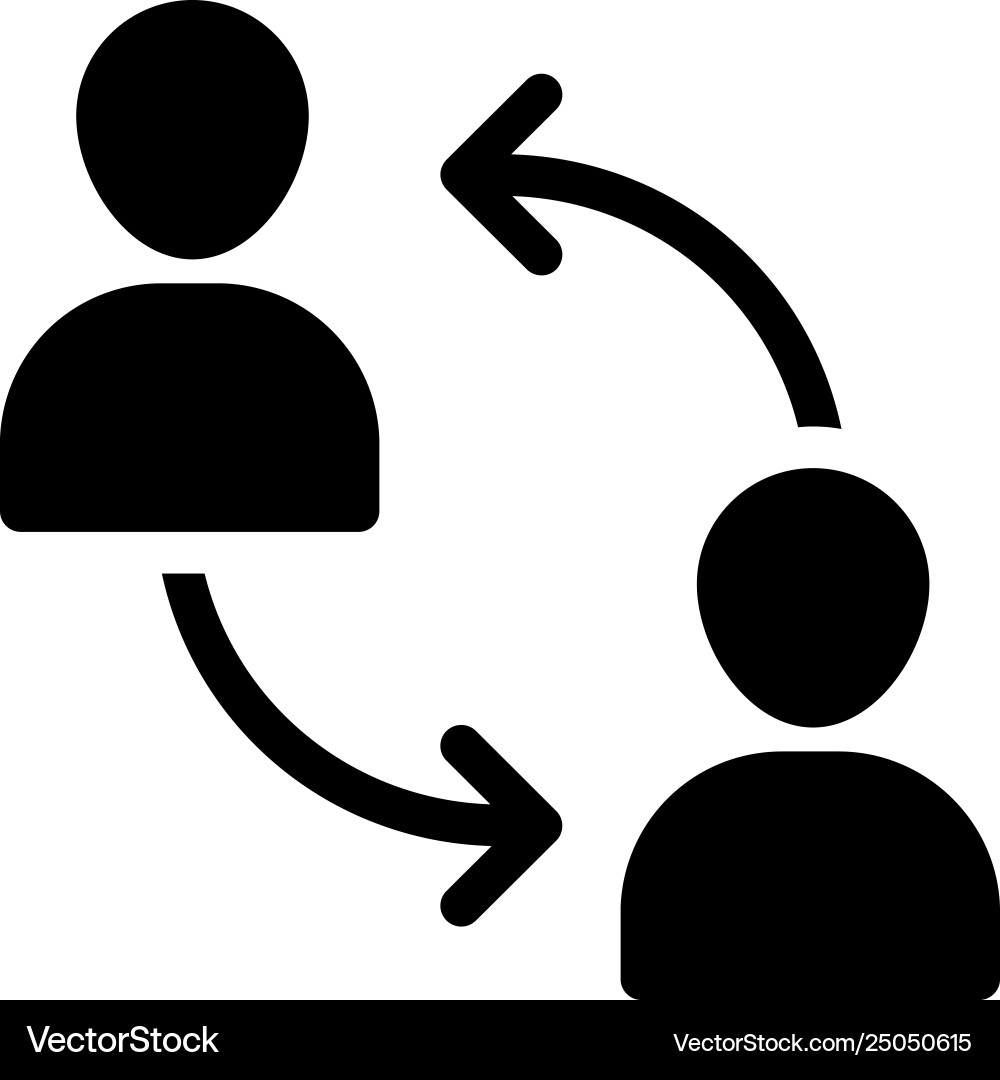 Employee transfer Royalty Free Vector Image - VectorStock