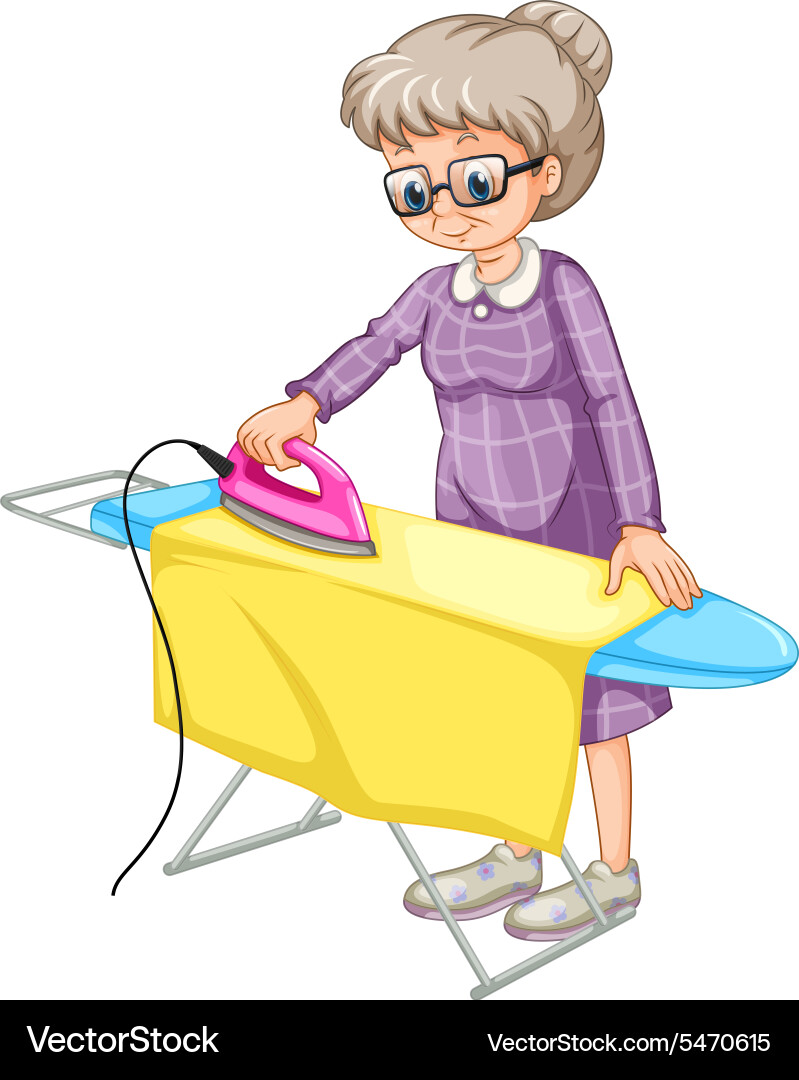 Ironing Royalty Free Vector Image - VectorStock