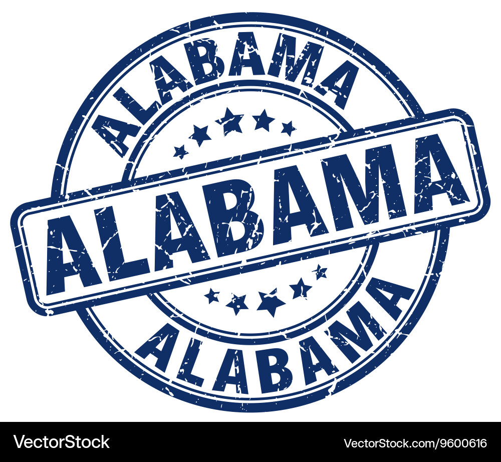 Alabama stamp Royalty Free Vector Image - VectorStock