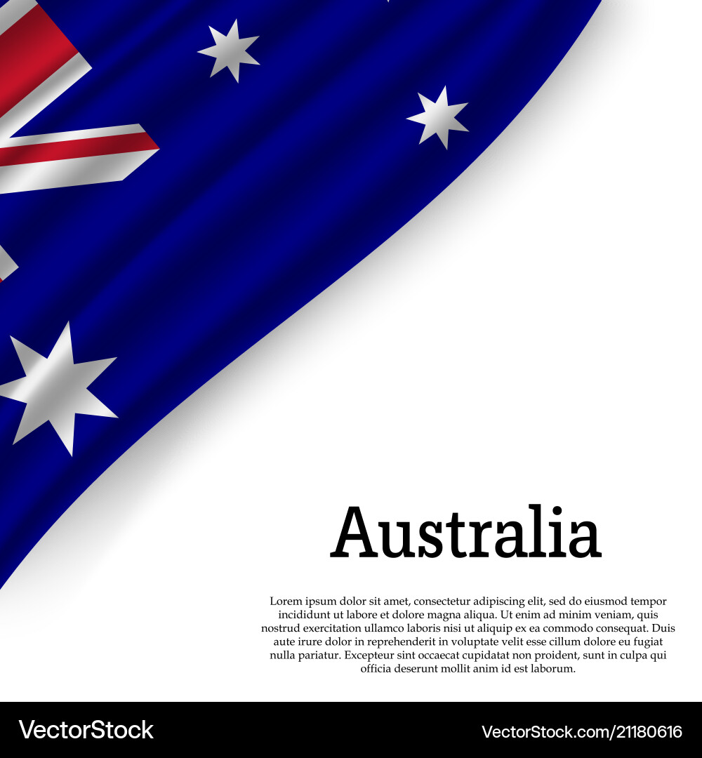 Australian Flag Royalty Free Vector Image - VectorStock