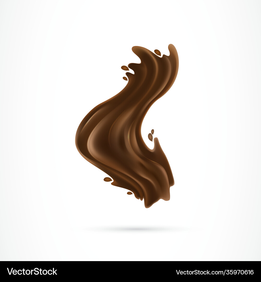 Brown paint spot Royalty Free Vector Image - VectorStock