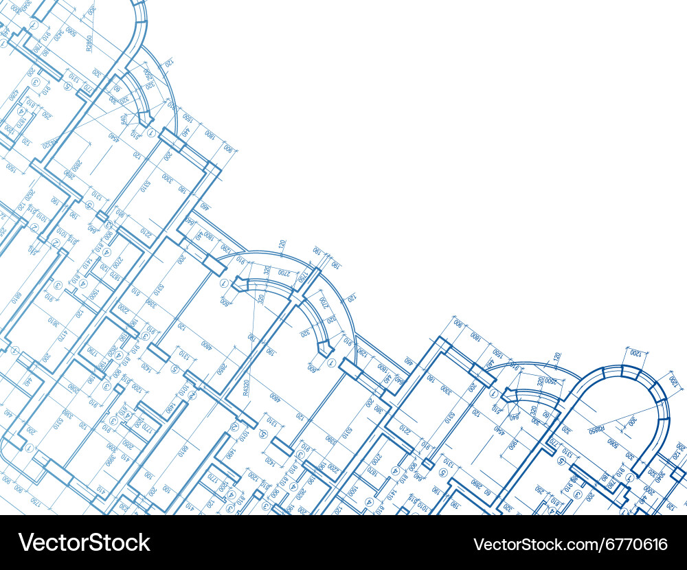 Building background plan of the house Royalty Free Vector