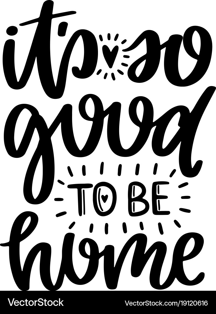 Lettering poster Royalty Free Vector Image - VectorStock