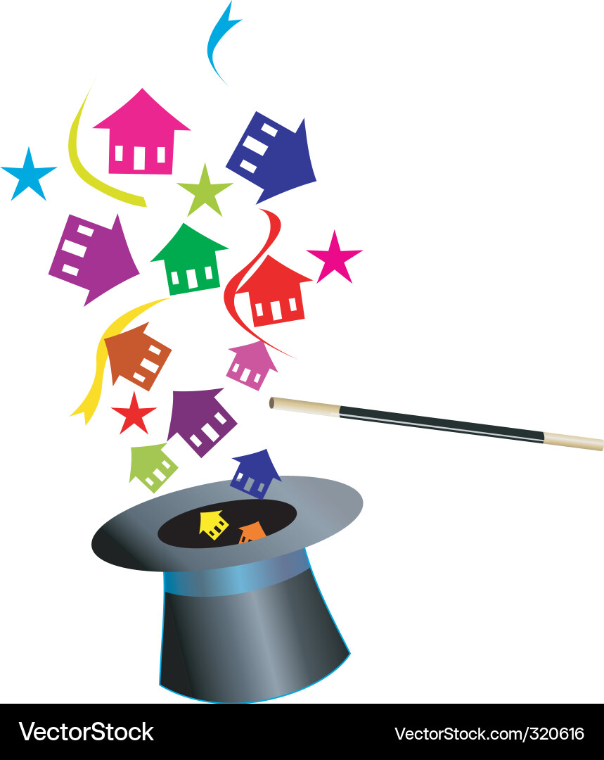 Magic hat Royalty Free Vector Image - VectorStock