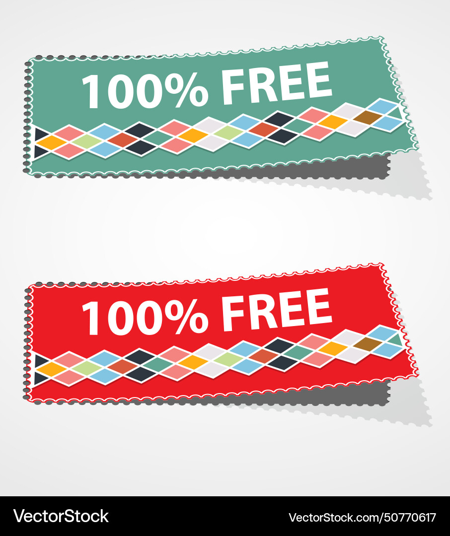 Business label cube design for sale eps10 Vector Image