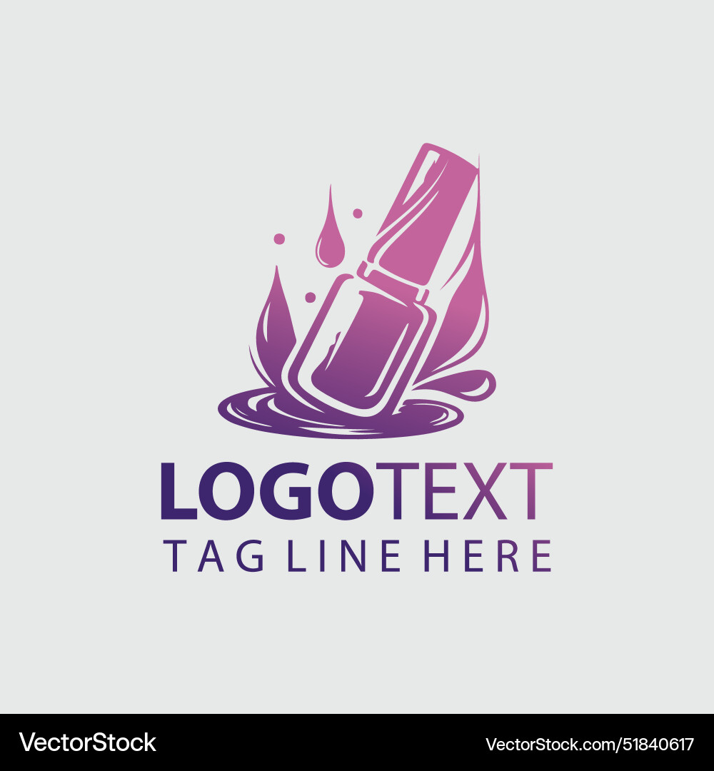 Cosmetics logo Royalty Free Vector Image - VectorStock