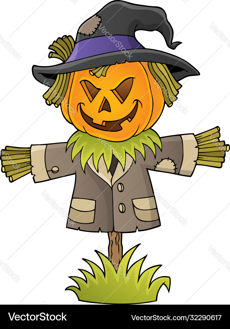 Scarecrow topic image 1 Royalty Free Vector Image