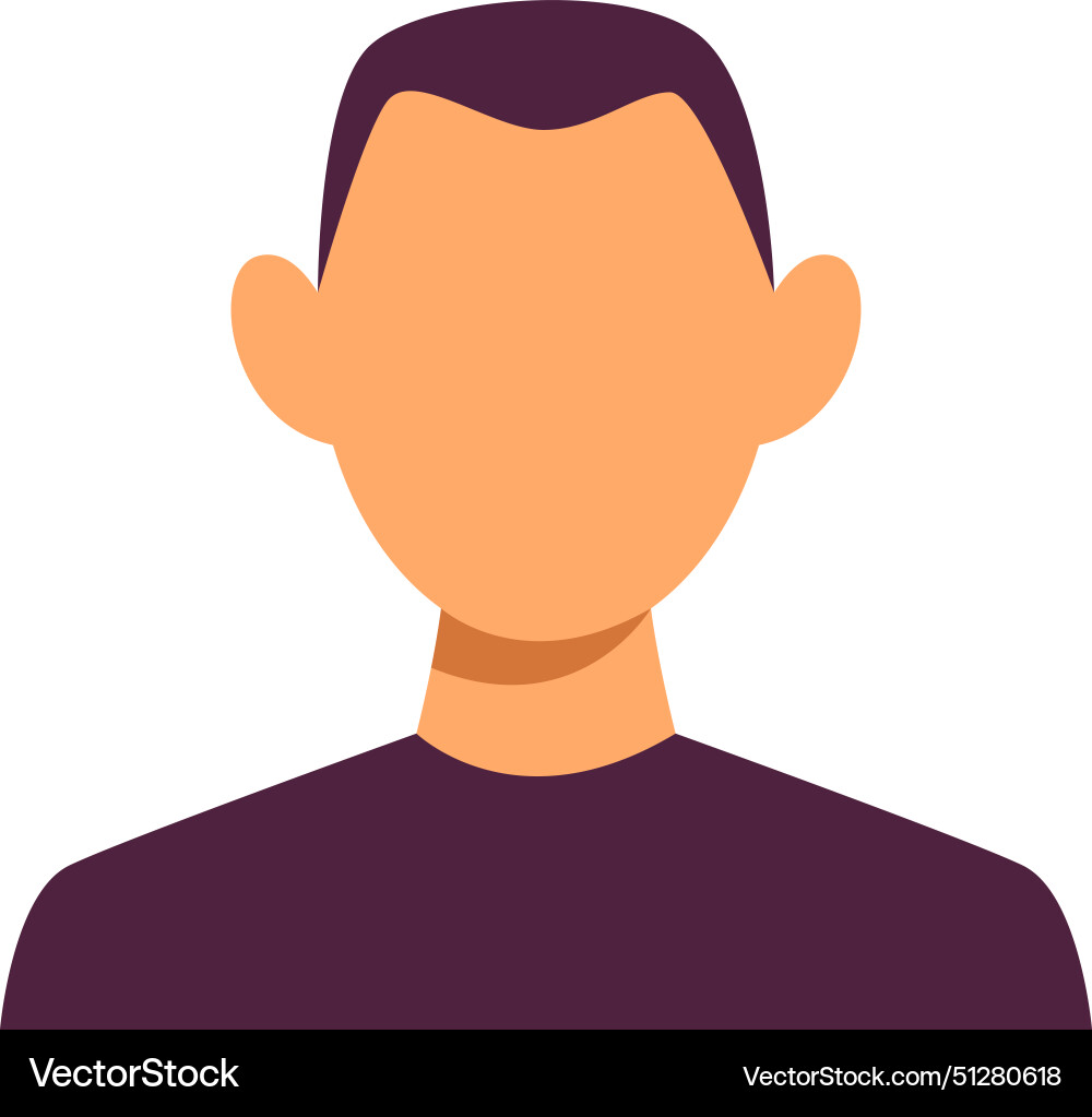 Man avatar profile Royalty Free Vector Image - VectorStock