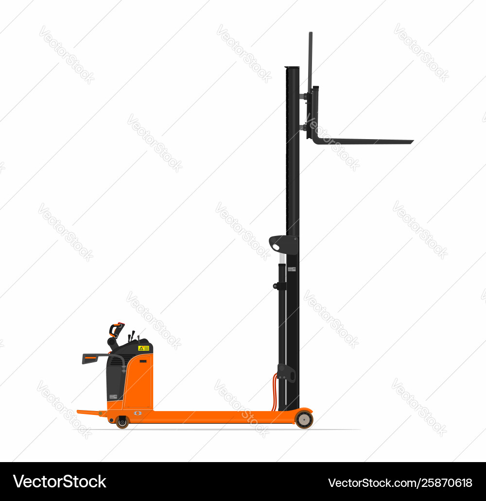 Reach stacker Royalty Free Vector Image - VectorStock