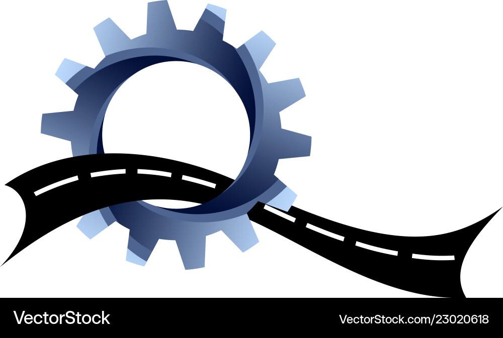 Road logo Royalty Free Vector Image - VectorStock