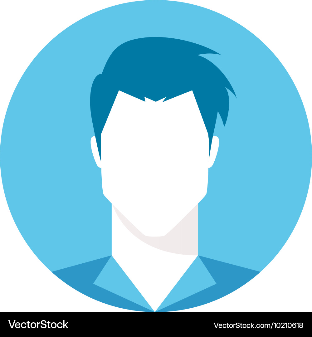 Simple Head Profile Icon Royalty Free Vector Image