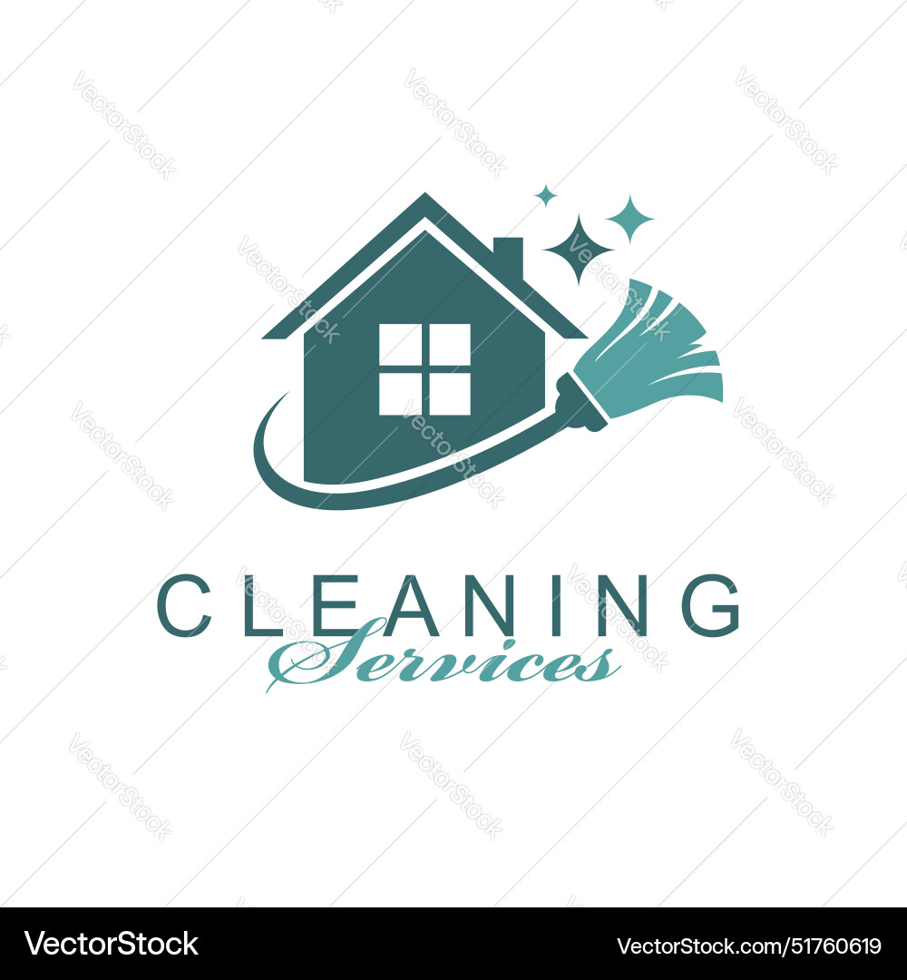 Cleaning service design Royalty Free Vector Image