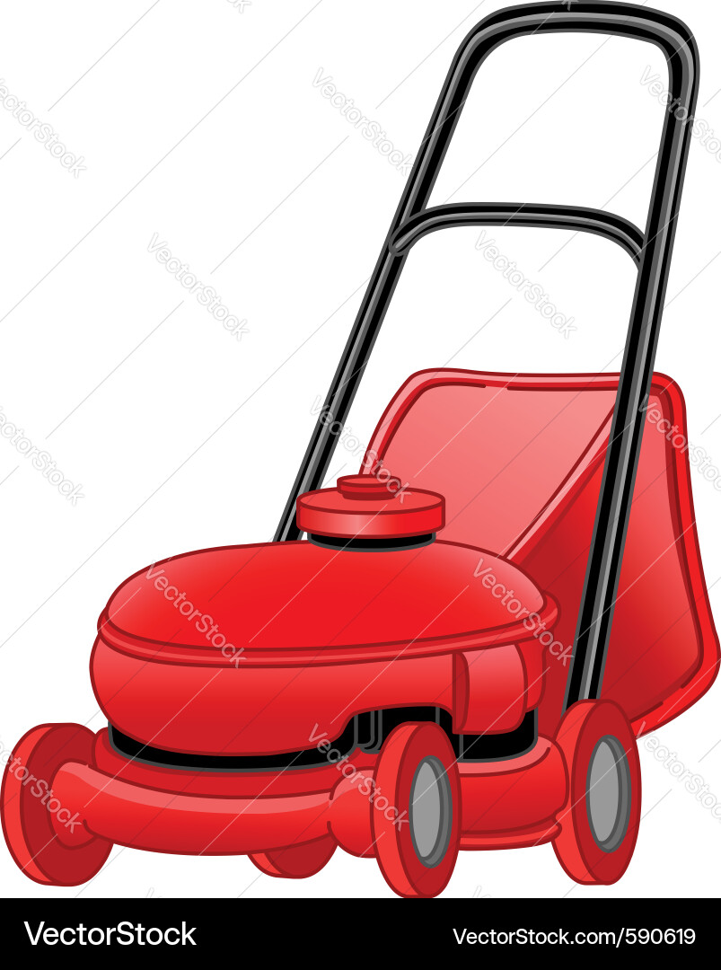 Lawn mower Royalty Free Vector Image - VectorStock