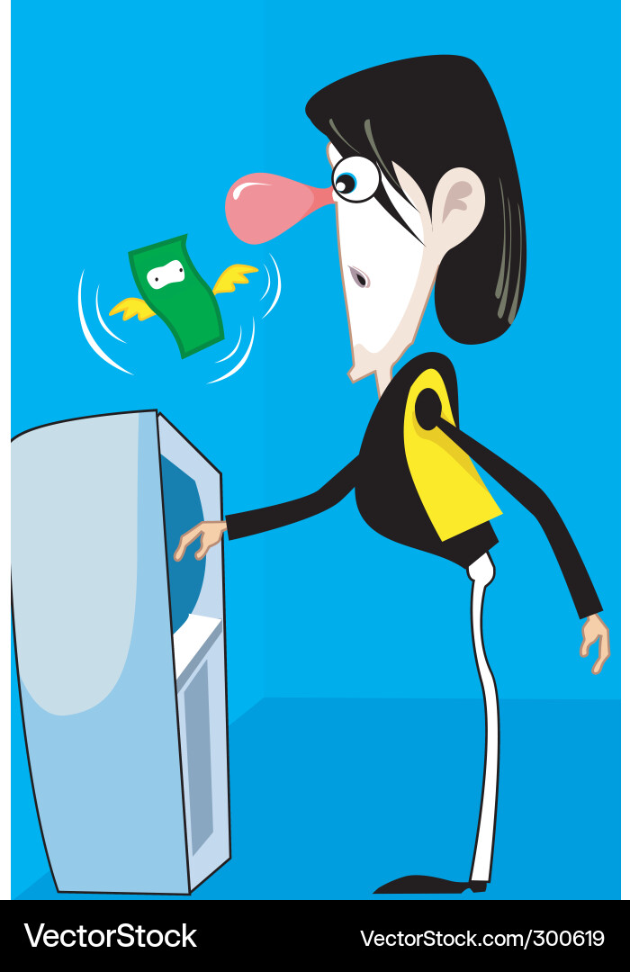 Man and machine Royalty Free Vector Image - VectorStock